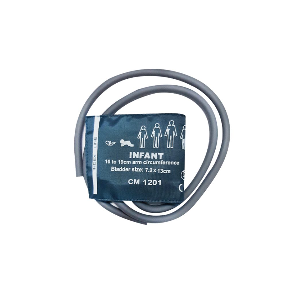 Infant Reusable NIBP Cuff, Double Tube 10-19cm – Respimedic