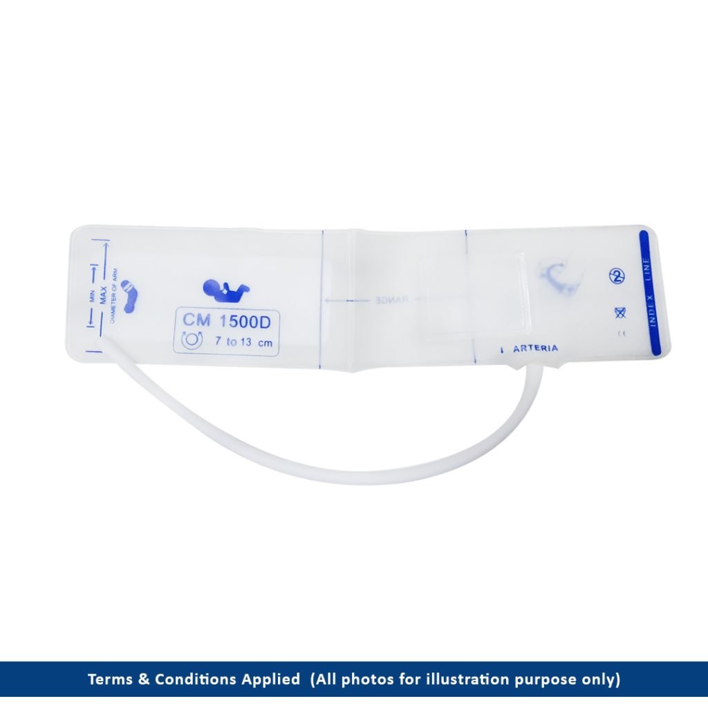 Neonate Disposable NIBP Cuff, Single Tube 7-13cm – Respimedic